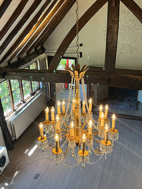 Chandelier Load Testing, London | International Chandeliers